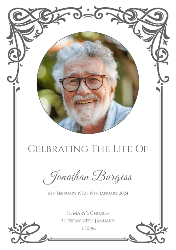 Order Of Service Booklet - Strength - Iridis Memorials